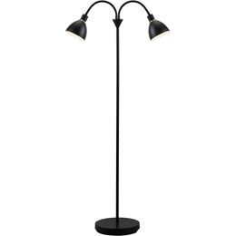 Nordlux Stehlampe "Ray", Ø 12cm H: 155cm, 1 Stk., schwarz, Wohnzimmer, Leuchten