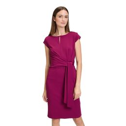 Cartoon Damen Jerseykleid "Damen Jerseykleid mit Raffung", lila, Gr. 34, Obermaterial: 95% Polyester, 05% Elasthan., Kleider, Form
