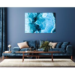 Acrylglasbild queence, B:90cm H:60cm, blau, Acrylglas, Bilder, "Egus", Fine Art-Print in Galeriequalit&auml;t