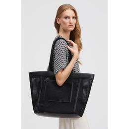 Smith & Soul SMITH & SOUL Damen Schultertasche, schwarz, Polyester, unifarben, Taschen