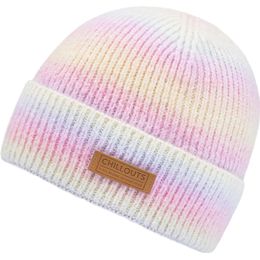 Chillouts Damen Beanie "Sally Hat", bunt, Feinstrick, Materialmix, M&uuml;tzen, In melierter Optik