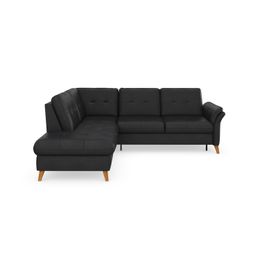Sit & More Ecksofa SIT & MORE, B:250cm H:90cm T:226cm, grau, Wohnzimmer, Sofas, "G&ouml;teborg", inkl. Sitztiefenverstellung, wahlweise mit Bettfunktion & Bettkasten