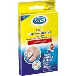 Scholl H&uuml;hneraugenpflaster "2 in 1", beige, Pflaster