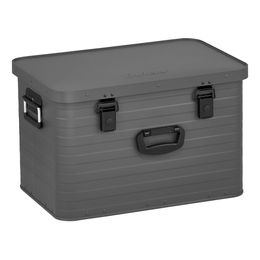 Aufbewahrungsbox Enders, B:40,2 H:37 T:58,5, grau, Aluminium, Outdoor, Aufbewahrungsboxen, "Toronto L", Aluminium, BxTxH: 56,8x37,7x36 cm, 63 Liter
