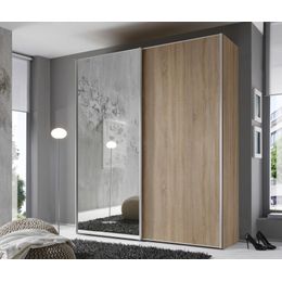 Schwebet&uuml;renschrank STAUD, B:188cm H:222cm T:68cm, braun, Holzwerkstoff, Schr&auml;nke, "Sinfonie Plus, edles Design in hochwertiger Qualit&auml;t, Made in