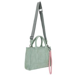 Damen Henkeltasche "Fritzi SquareN", Fritzi aus Preussen, gr&uuml;n, Polyurethan (PU), unifarben, Taschen, mit abnehmbarem Schl&uuml;sselband