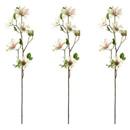 Kunstblume Creativ green, H:86cm, rosa, Kunststoff, Kunstpflanzen, "Sternmagnolie", mit großen Blüten