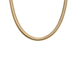 Skagen Damen Kette ohne Anhänger "Schmuck Geschenk Edelstahl MODERNE STAK", Edelstahl, L: 51 B: 5mm, gold, Edelstahl, B:5mm, Halsketten