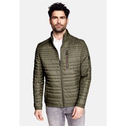NEW CANADIAN Herren Outdoorjackeolivgrün, Gr. 70, unifarben, 100% Polyester, Jacken, im bequemen Steppdesign