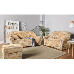 Polstergarnitur DOMO collection, beige, Sitzm&ouml;bel-Sets, "Bahia zeitlos & elegantes Sofa, bequem", 3-Sitzer & 2-Sitzer-Set