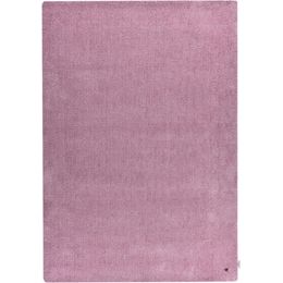 Hochflor-Teppich Tom Tailor HOME, B:160cm H:25mm L:230cm, rosa, Polyester, Teppiche, "Shaggy Teppich Cozy", Uni Farben, auch in Pastell Farben, weich