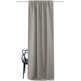 Vorhang HEINE HOME, B:135cm H:300cm, grau, Polyester, Gardinen