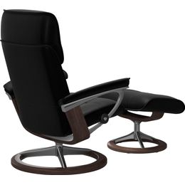 Relaxsessel stressless, B:93cm H:103cm T:79cm, schwarz, Leder BATICK: BATICK ist ein leicht korrigiertes, durchgef&auml;rbtes und genarbtes M&ouml;belleder,