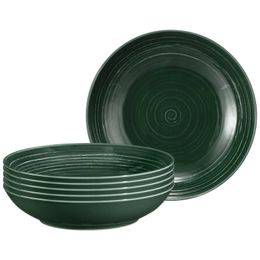 Seltmann Weiden Suppenteller "Suppenteller Terra &oslash; 21,2 cm 6er Set", L:21,2cm, gr&uuml;n, Speiseteller