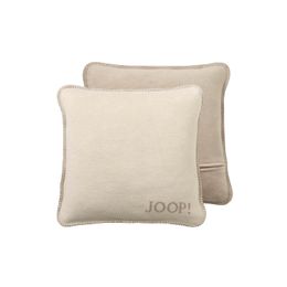 JOOP! Dekokissen JOOP, B:50cm, braun, Obermaterial: 58% Baumwolle CO. 35% Polyacryl PAN. 7% Polyester PES., Dekokissen_Sitzkissen_Kissenh&uuml;llen,