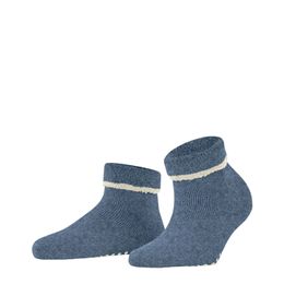 Esprit Damen Haussocken "Cozy", Gr. 35, blau, Materialmix, unifarben, Socken, mit verst&auml;rkten Belastungszonen atmungsaktiv, geruchshemmend