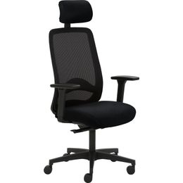 mayer Sitzmöbel Bürostuhl MAYER SITZMÖBEL, B:70cm, schwarz, Leder, Stühle, "myTRITON"
