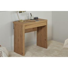 Schreibtisch Jahnke, B:79cm H:76cm T:44cmmontana eiche, montana eiche, montana eiche, Kinderzimmer, Tische, "CU-LIBRE 80", Schreib-oder Konsolentisch
