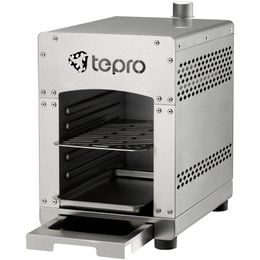 Gasgrill Tepro, B:23cm H:36cm T:42cm, silber, Garten, Grills, "Toronto Steakgrill Basic", BxTxH: 23x41,5x36 cm