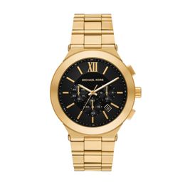 Michael Kors Herren Chronograph "BILLIE", gold, Armbanduhren, Quarzuhr, Armbanduhr, Herrenuhr, Edelstahlarmband, analog, Tag