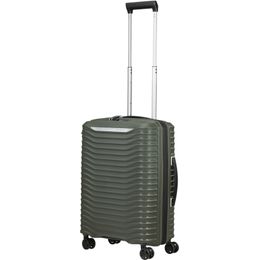 Samsonite Herren Hartschalen-Trolley "UPSCAPE, verschiedene Gr&ouml;&szlig;en und Farben", gr&uuml;n, Polypropylen, gestreift, Koffer, Volumenerweiterung Reisegep&auml;ck