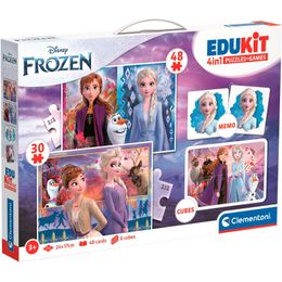 Clementoni Kinder Puzzle "Edukit, 4n1, Frozen 2", bunt, Puzzles, Made in Europe