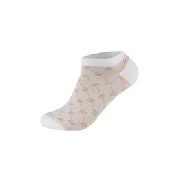 JOOP! JOOP Damen Sneakersocken "Sneakersocken 2er Pack", Gr. 39, braun, 70% Baumwolle, 28% Polyester, 2% Elasthan, gemustert, Socken