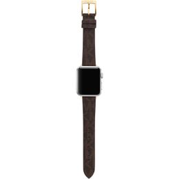 Michael Kors Damen Smartwatch-Armband "Apple Strap", braun, Kunststoff, Uhrenarmb&auml;nder, Wechselarmband, Ersatzarmband, Geschenkidee