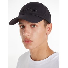 Calvin Klein Herren Baseball Cap "CALVIN EMBROIDERY BB CAP", schwarz, unifarben, Baumwolle, Caps