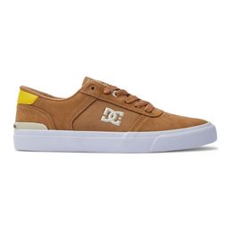 DC Shoes Herren Skateschuh "Teknic S", Gr. 8, gelb, Obermaterial:Obermaterial: Leder [Kuh] / Futter: Textil / Au&szlig;ensohle: Gummi;, Schuhe