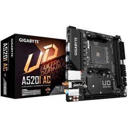 Gigabyte Mainboard "A520I AC", B:17cm H:3,5cm T:17cm, schwarz, Mainboards