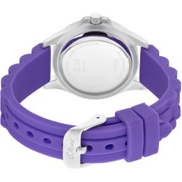 s.Oliver Kinder Quarzuhr, lila, Armbanduhren, Armbanduhr, Kinderuhr, analog, Silikonarmband, Geschenkidee
