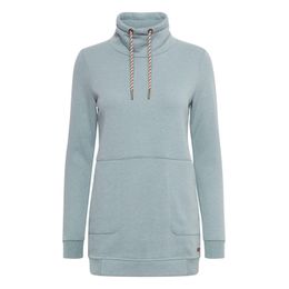 oxmo Damen Kapuzenpullover "Hoodie OXVilma", blau, Gr. S, Obermaterial: 70% Baumwolle CO. 30% Polyester PES., Sweatshirts