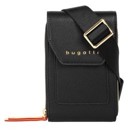 Bugatti Damen Abendtasche "ELLA", schwarz, Kunstfaser, leicht gl&auml;nzend, unifarben, Taschen