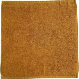 Geschirrtuch Ross, B:50cm L:50cm, gelb, 100% Baumwolle, Geschirrt&uuml;cher, "K&uuml;chen-Frottiertuch, 50x50 cm", vielseitig einsetzbarer K&uuml;chenhelfer aus