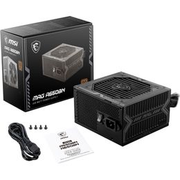 MSI PC-Netzteil "MAG A650BN", B:15cm H:8,6cm T:14cm, schwarz, Netzteile