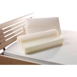 f.a.n. Nackenst&uuml;tzkissen FAN, B:40cm H:13,5cm L:80cm, wei&szlig;, Bezug: 100% Polyester. F&uuml;llung: 100% Polyurethan, Kopfkissen, "Vario 2"