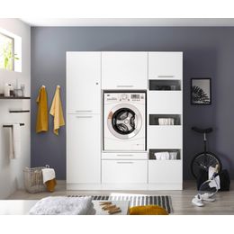 Mehrzweckschrank-Set respekta, wei&szlig;, Spanplatte, Kastenm&ouml;bel-Sets, "Clara-Set 11", (B x T x H) 167,4 x 67,6 cm x 200 cm