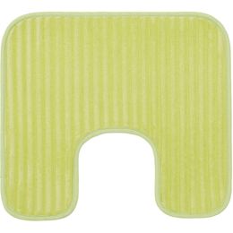 G&ouml;zze Badematte G&Ouml;ZZE, H:7mm, gr&uuml;n, Polyester, Badematten, "Berlin", Badteppich, Uni Farben, Cord Optik, waschbar