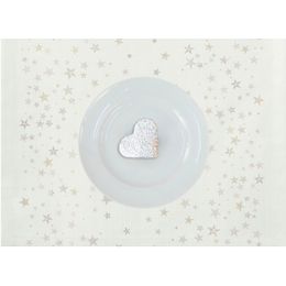 Platzset Apelt, B:35cm L:48cm, gold, Obermaterial: 65% Polyester, 30% Viskose, 5% Polyacryl, Platzsets, "4709 CHRISTMAS GLAM, Weihnachtsdeko,