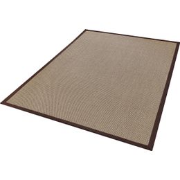Sisalteppich Dekowe, B:80cm H:6mm L:250cm, braun, Sisal, Teppiche, "Brasil", Flachgewebe, Obermaterial: 100% Sisal, mit Bord&uuml;re, Wohnzimmer