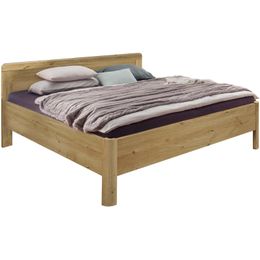Holzbett Wiemann, B:149cm H:88cm L:217cm, beige, Betten, "Bern, Bettgestell, Bettrahmen, für Schlafzimmer", verschiedene Größen und Farben, in