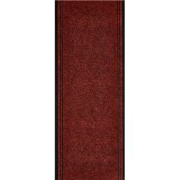 L&auml;ufer ANDIAMO, B:80cm H:6mm L:300cm, rot, Polyethylen (PE), Flur, Teppiche, "Mitch, Made in Belgium", Schmutzfangl&auml;ufer, meliert, mit Bord&uuml;re, In-