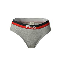 Fila Damen String "String 1er Pack", Gr. S, grau, Obermaterial: 95% Baumwolle CO. 5% Elasthan EL., Unterhosen