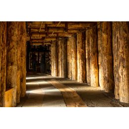 papermoon Fototapete "Wieliczka Salt Mine", B/L: 5m x 2,8m, Bahnen: 10 Stk., bunt, Tapeten