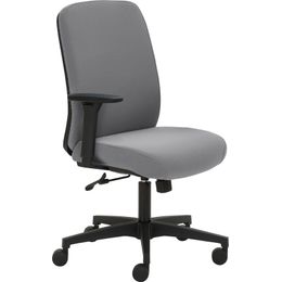 mayer Sitzmöbel Drehstuhl MAYER SITZMÖBEL, B:70cm H:98cm T:62cm, grau, Polyester, Büro, Stühle, "2219", GS-zertifiziert, extra starke Polsterung für maximalen
