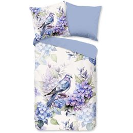 Wendebettw&auml;sche, beige, PURE LUXURY COLLECTION, Microfaser, Obermaterial: 100% Polyester, Bettw&auml;sche, "Claires", Mikrofaser, Pflegeleicht,