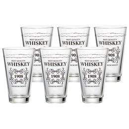 Ritzenhoff & Breker Longdrinkglas "Whisky Becher SPIRITS 330 ml 6er Set transparent", transparent, RITZENHOFF & BREKER, Trinkgef&auml;&szlig;e