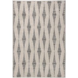 Teppich FLAIR RUGS, B:200cm H:20mm L:290cm, beige, Kunstfaser, Wohnzimmer, Teppiche, "Knot", geometrisches Muster