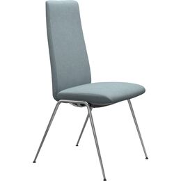 Polsterstuhl stressless, B:57cm H:105cm T:60cm, blau, Microfaser DINAMICA (88% Polyester, 12% Polyurethan), Esszimmer, Stühle, "Laurel", High Back,